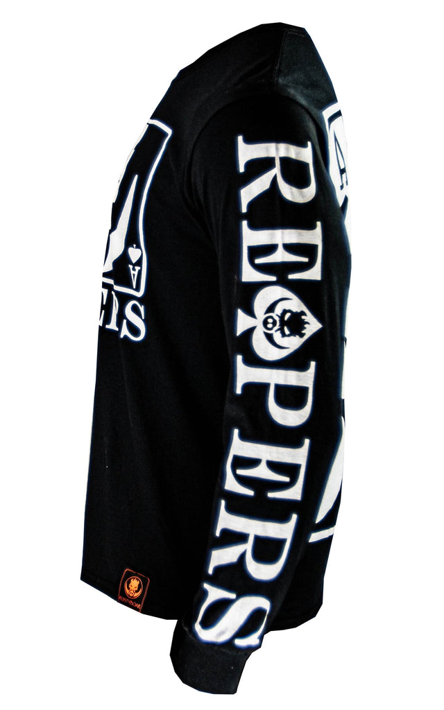 REAPERS Long Sleeve BLACK Card T-Shirt – RUSTYBOAR